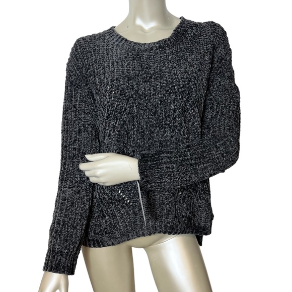 Fever | Sweaters | Fever Brand Black And Gray Long Sleeve Sweater Knit ...